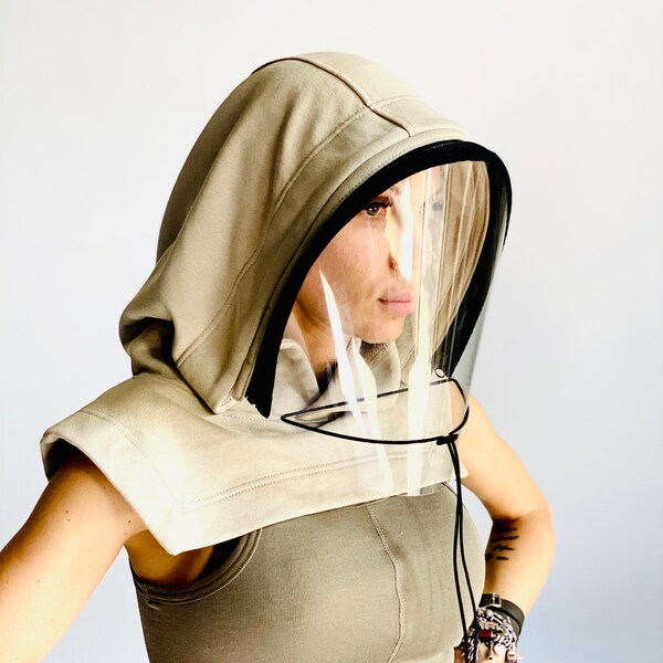 Hooded Face Shield - Etsy
