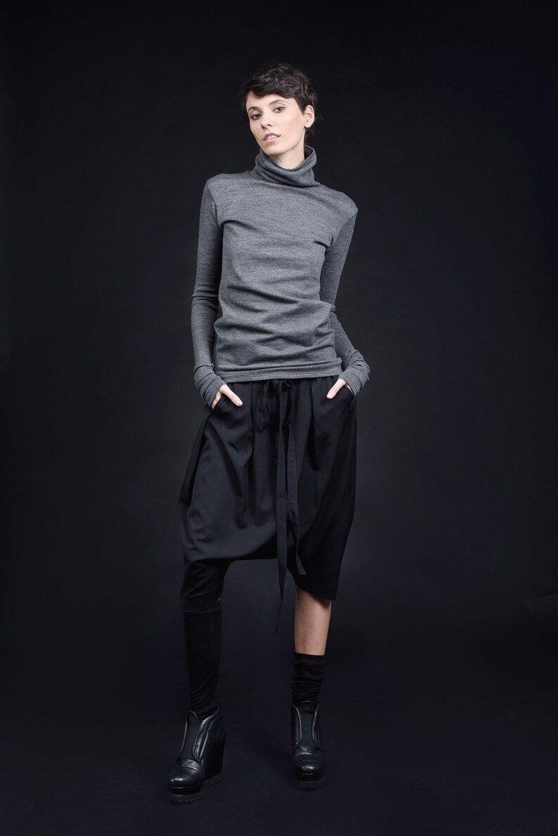 Drop Crotch Cold Wool Pants A05193 - Etsy UK