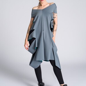 Sleeveless Tunic With Side Cutouts A92300 - Etsy