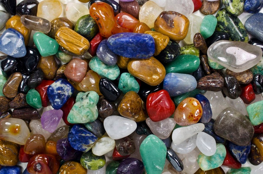 Fantasia Materials: 2 Lbs Premium Brazilian Tumbled Polished Natural ...