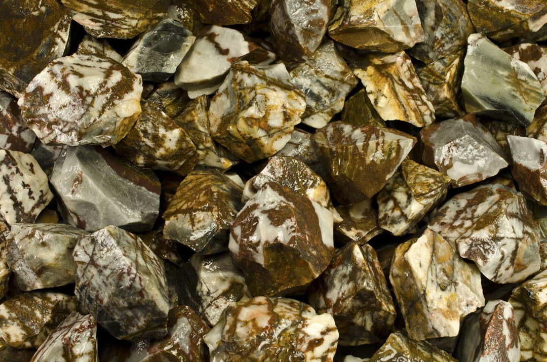 Fantasia Materials: 1 Lb Panther Jasper Rough Raw Natural Crystals for ...