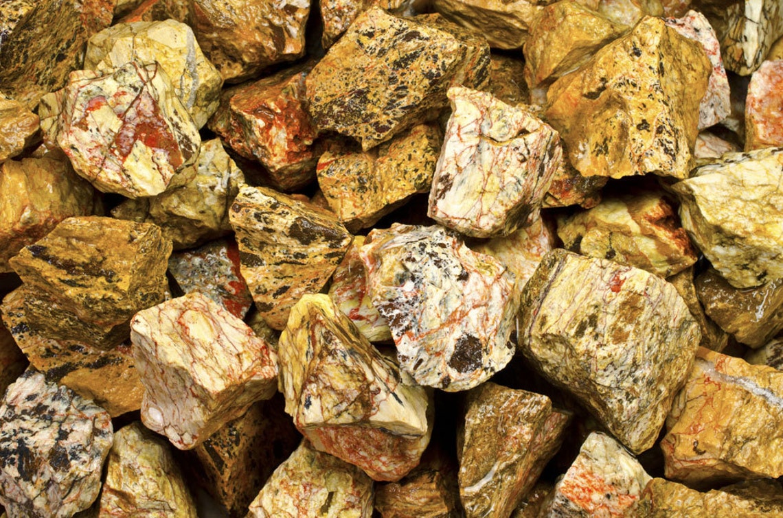 Fantasia Materials: 1 Lb Landscape Jasper Rough - Raw Natural Crystals ...