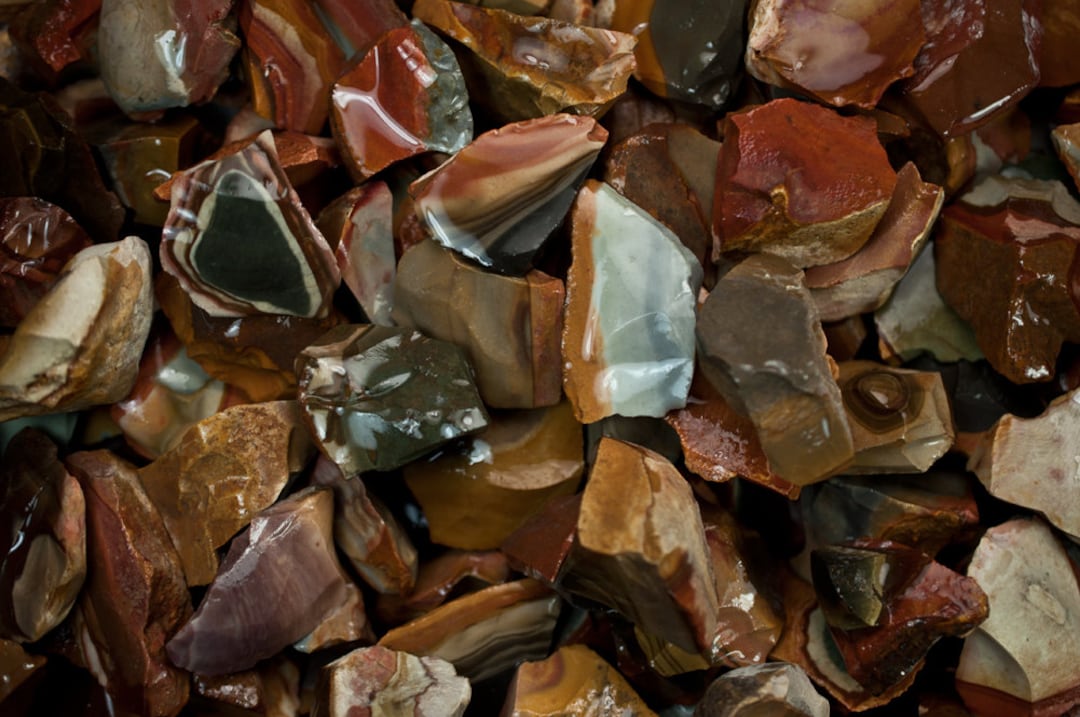 Fantasia Materials: 1 Lb Desert Jasper Rough - Raw Natural Crystals for ...