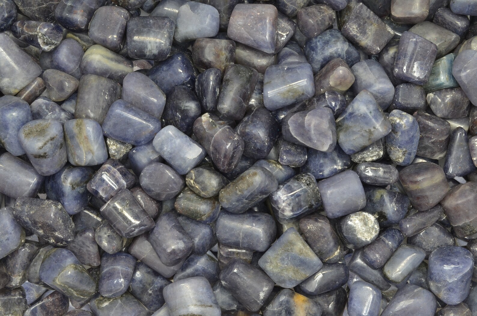 Fantasia Materials: 1 Lb Tumbled Iolite Stones From India - Every Piece ...