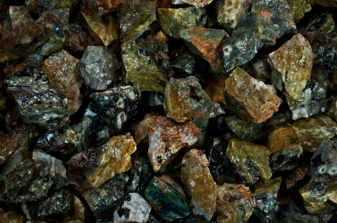 Fantasia Materials: 1 Lb Sea Jasper Rough - Raw Natural Crystals for ...