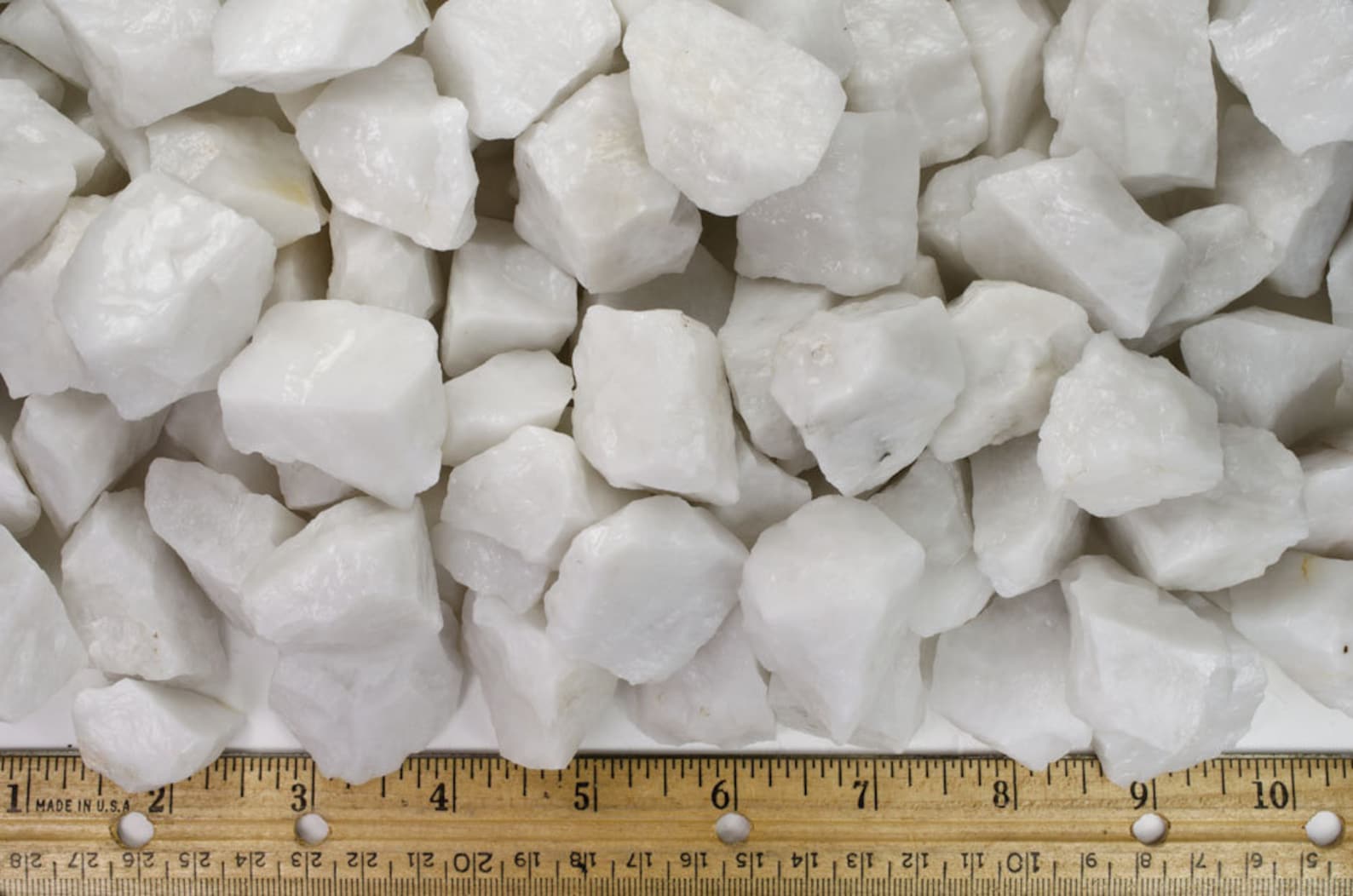 Fantasia Materials: 1 Lb White King Quartz Rough - Raw Natural Crystals ...
