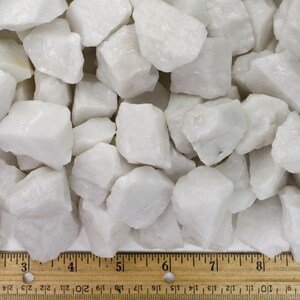 Fantasia Materials: 1 Lb White King Quartz Rough - Raw Natural Crystals ...