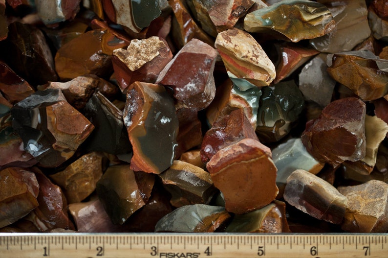 Fantasia Materials: 1 Lb Desert Jasper Rough - Raw Natural Crystals for ...
