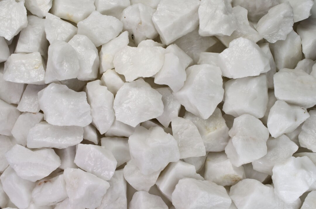 Fantasia Materials: 1 Lb White King Quartz Rough - Raw Natural Crystals ...