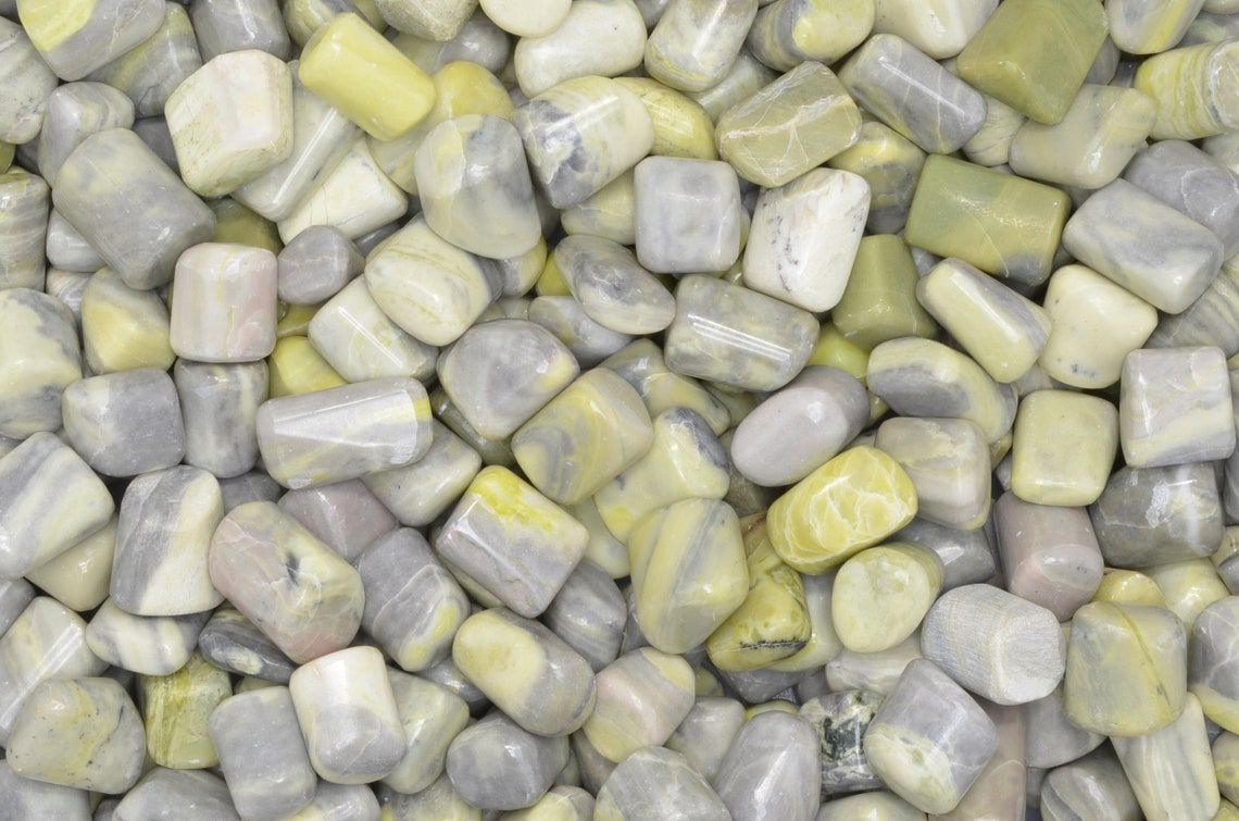 Fantasia Materials: 12 Pcs Rare Tumbled Infinite Stones From India ...