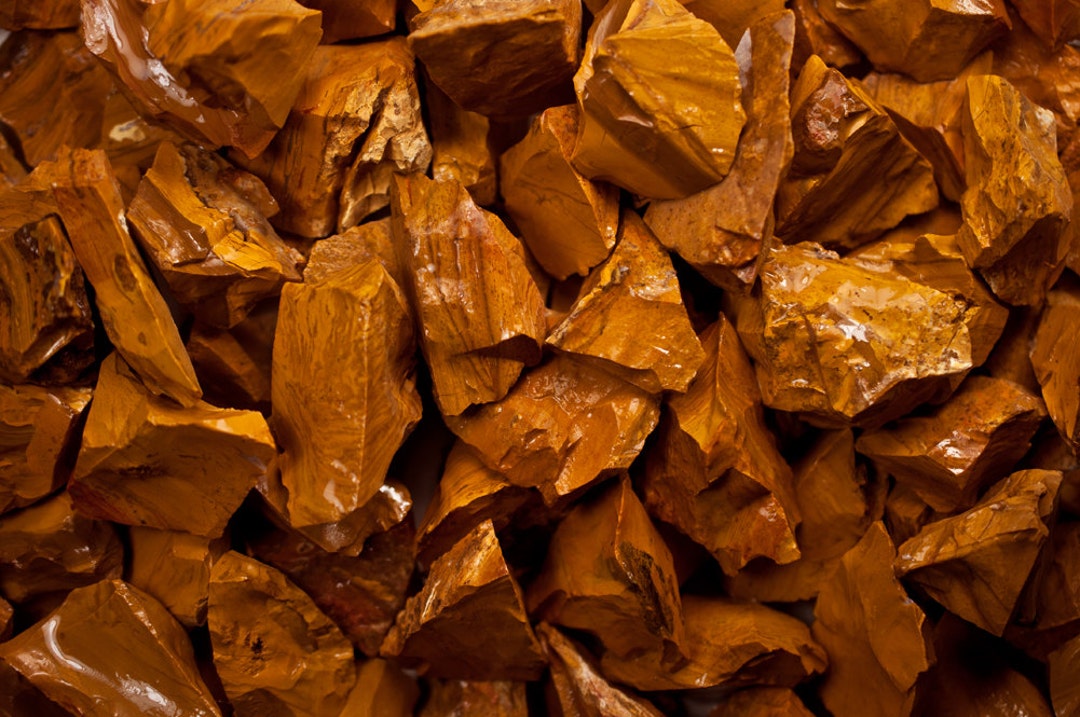 Fantasia Materials: 1 Lb Yellow Jasper Rough - Raw Natural Crystals for ...