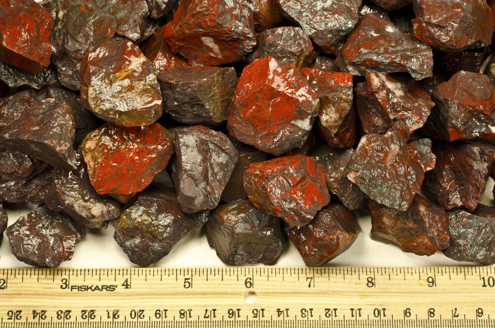 Fantasia Materials: 1 Lb Brecciated Jasper Rough - Raw Natural Crystals ...