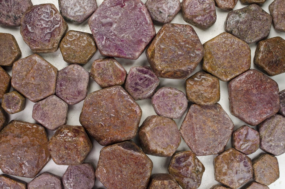 Fantasia Materials: 1 Lb Large Ruby in Hexigonal Shape - Etsy