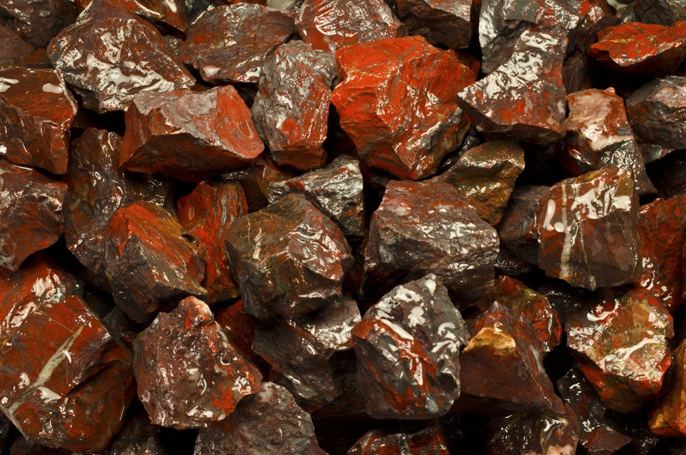 Fantasia Materials: 1 Lb Brecciated Jasper Rough - Raw Natural Crystals ...