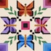 Butterfly Paper Printed Barn Quilt Pattern (sizes) - Etsy