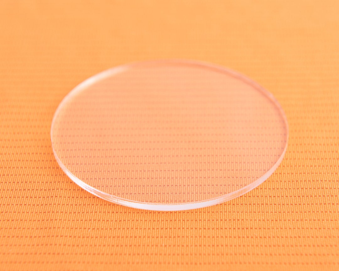 20 Large Clear Acrylic Plastic Discs (sizes) - Etsy