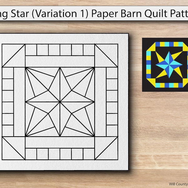 Rising Star Quilt Pattern - Etsy