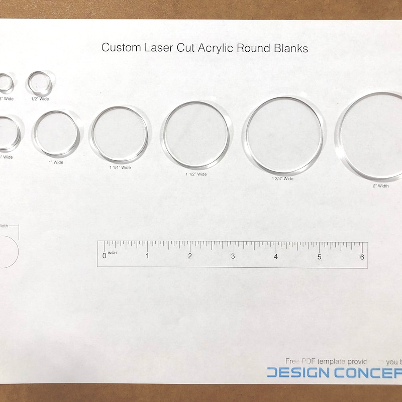 Small Clear Disc - Etsy