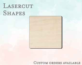 4 X 6 Shape Rounded Corners Unfinished Wood | Etsy