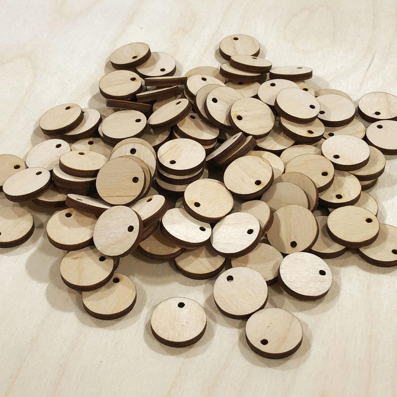 Round Wood Pendant - Etsy