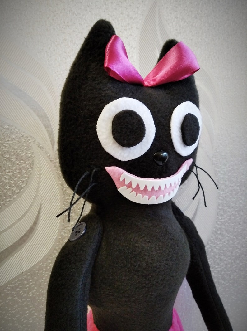Cartoon Cat Girl SCP Plush Inspired by Trevor Henderson Soft - Etsy