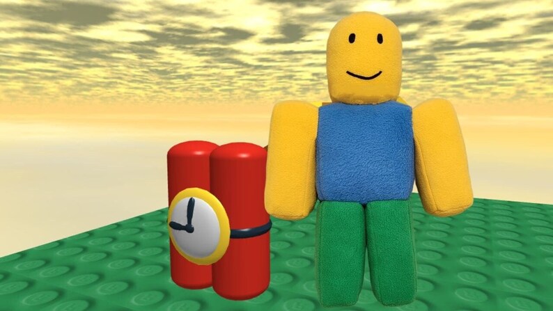 Noob Roblox Plush Gamer Gift Plushie Toy - Etsy