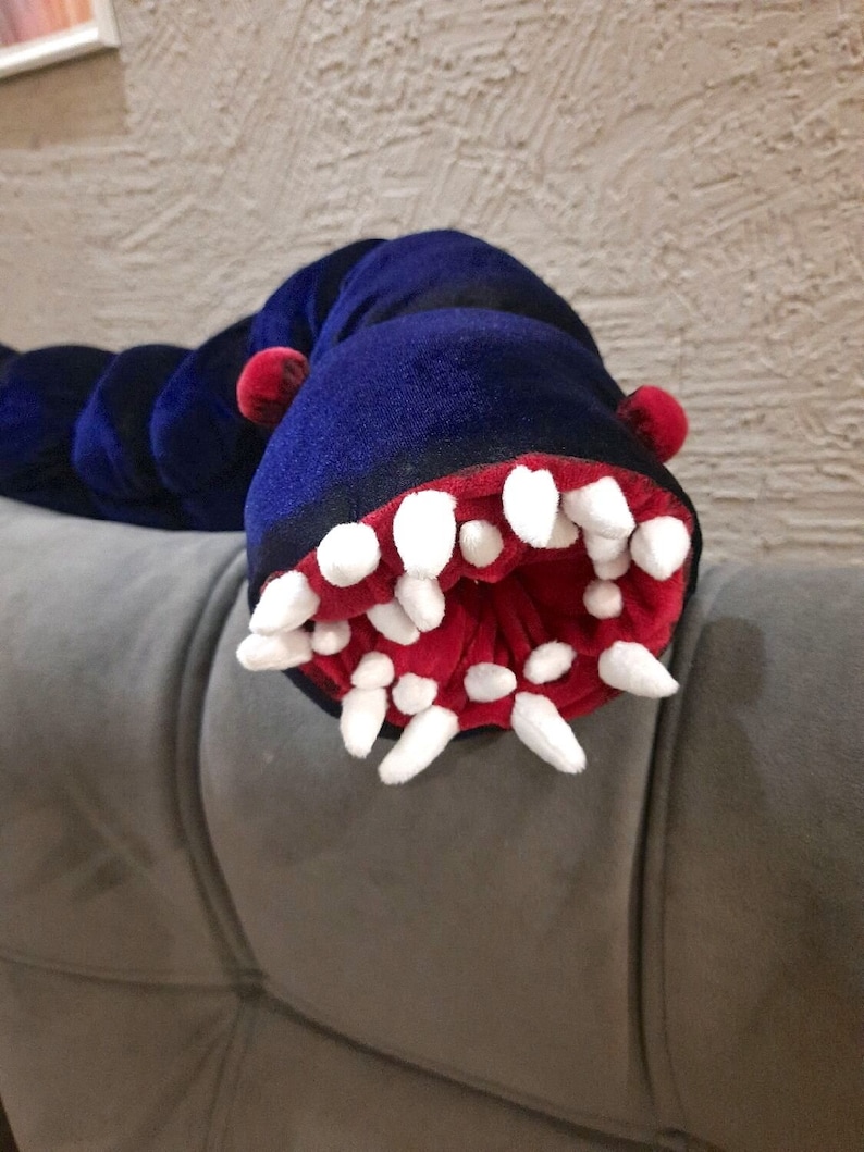 Purple Worm D&D Plush, Dungeons and Dragons Gifts, Monster Plush, Giant ...