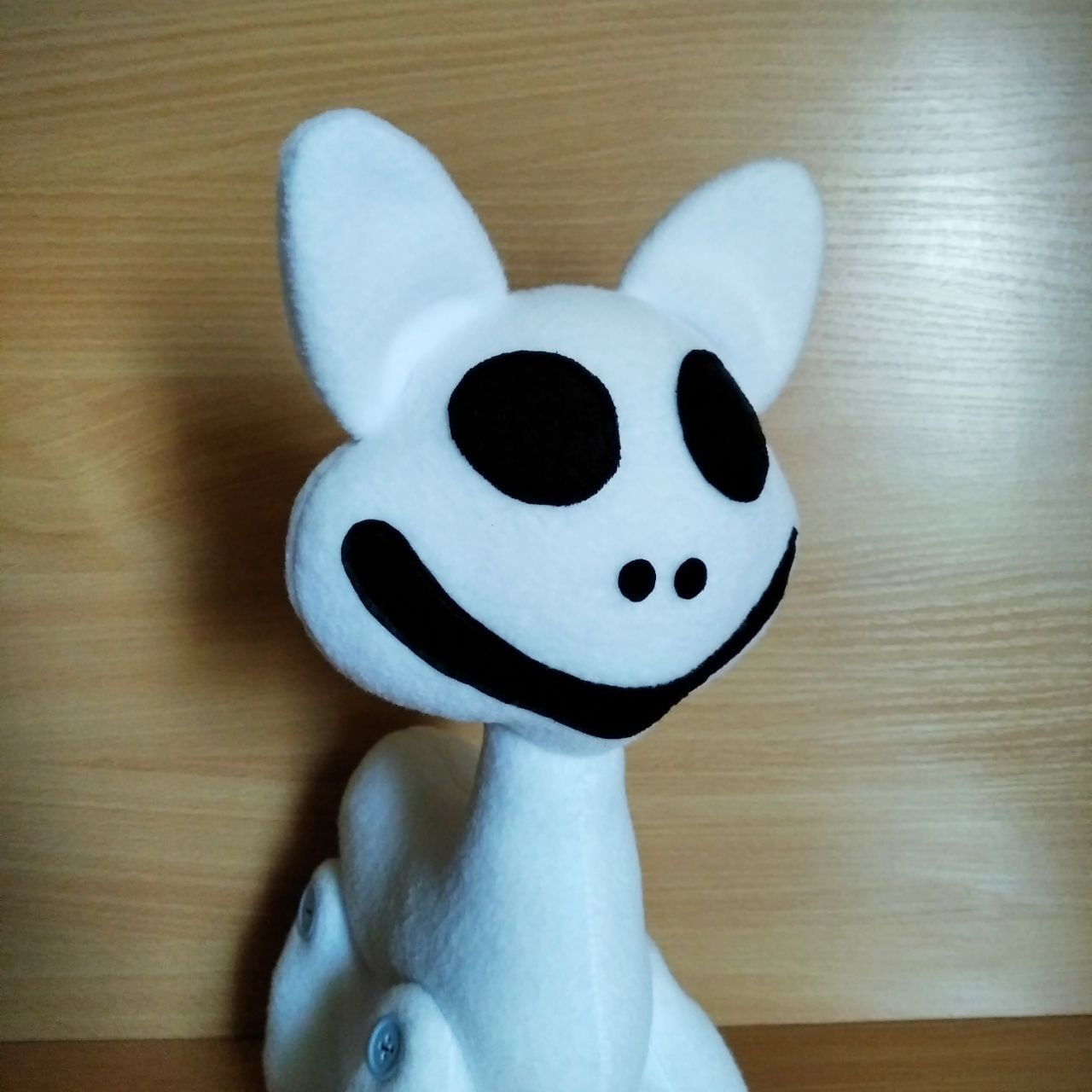 Cartoon Cat White SCP Plush, Soft Toy, Plushie Gift, Horror Doll ...