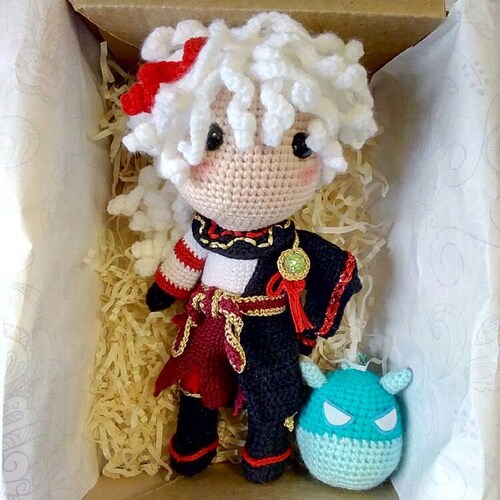 Genshin Impact Arataki Itto Plush Arataki Itto Genshin Plush 11 28 Cm Genshin Crochet