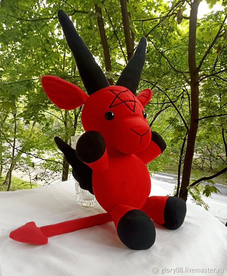 Baphomet Plush, Baphy Plushie, Occult Decor - Etsy