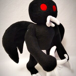 Mothman Plush, Inspired by Trevor Henderson, Soft Toy, Monster Plush, Creepy Plush, Weirdcore ...