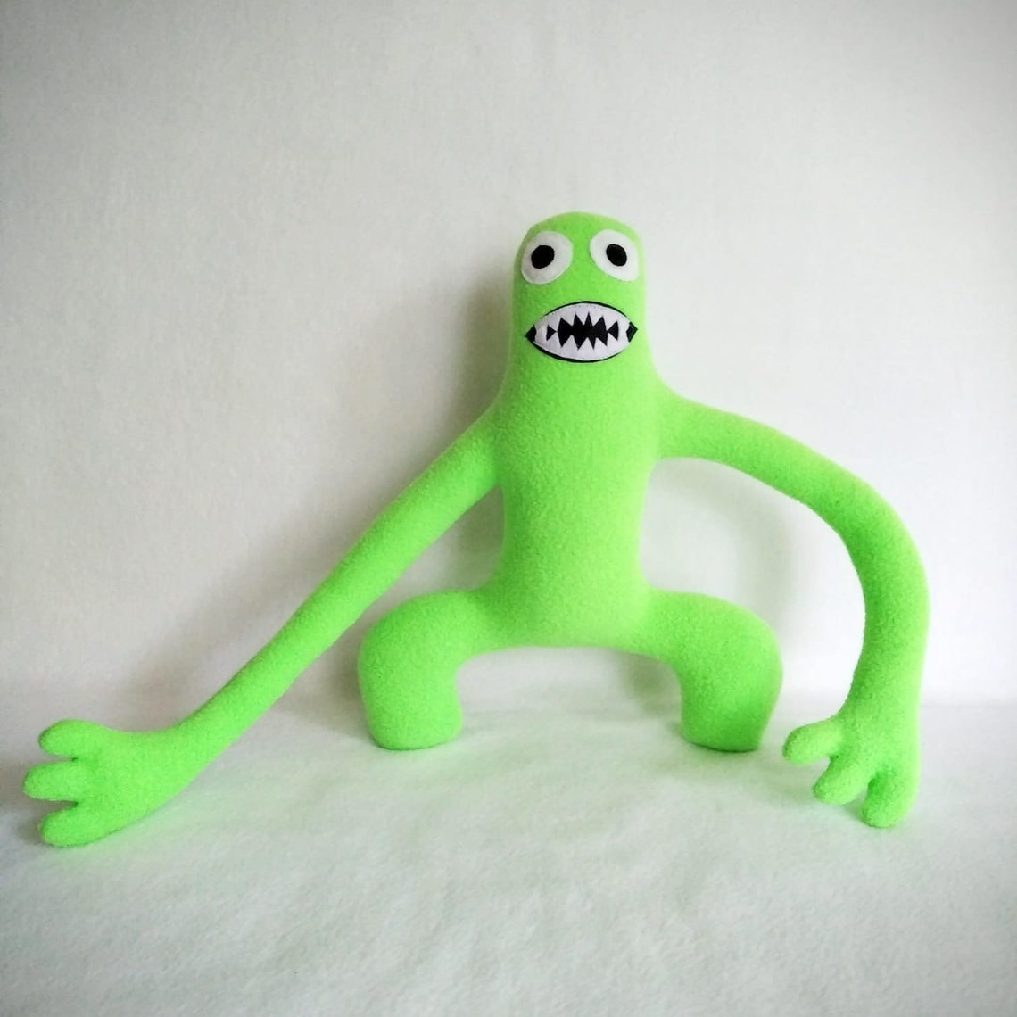 Rainbow Friends Plush Green, Kawaii Plushie, FNF Plush, Roblox Plush ...