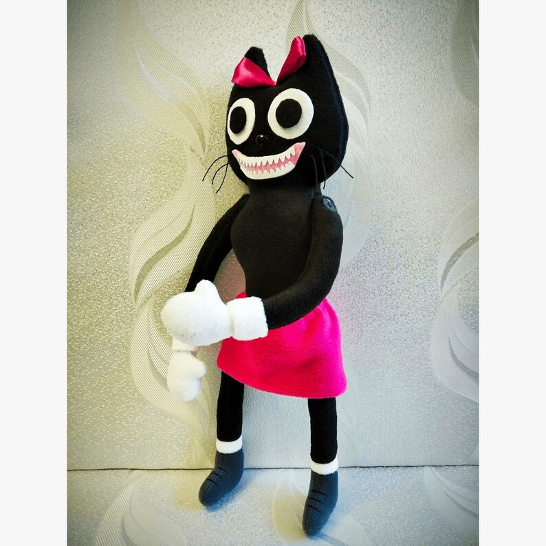 Cartoon Cat Girl SCP Plush Inspired by Trevor Henderson Soft - Etsy