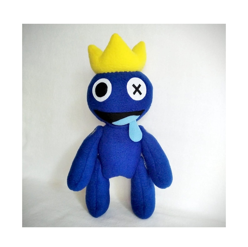 Rainbow Friends Plush Blue, Kawaii Plushie, FNF Plush, Roblox Plush ...