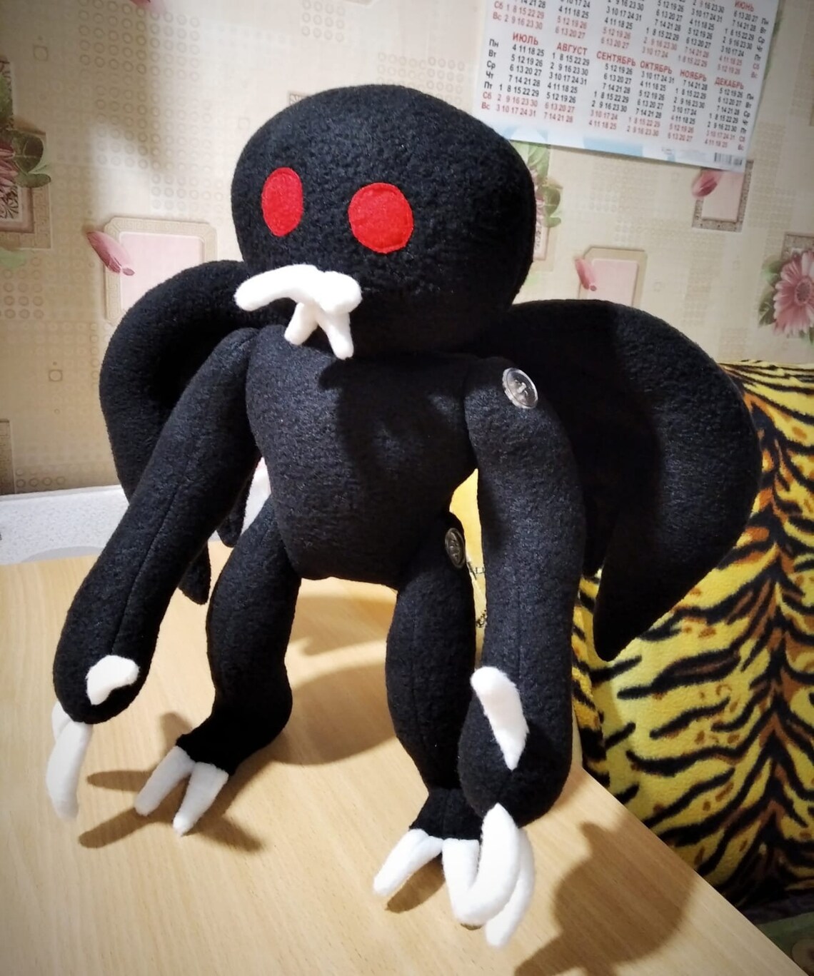 Mothman Plush Inspired by Trevor Henderson Soft Toy Monster - Etsy