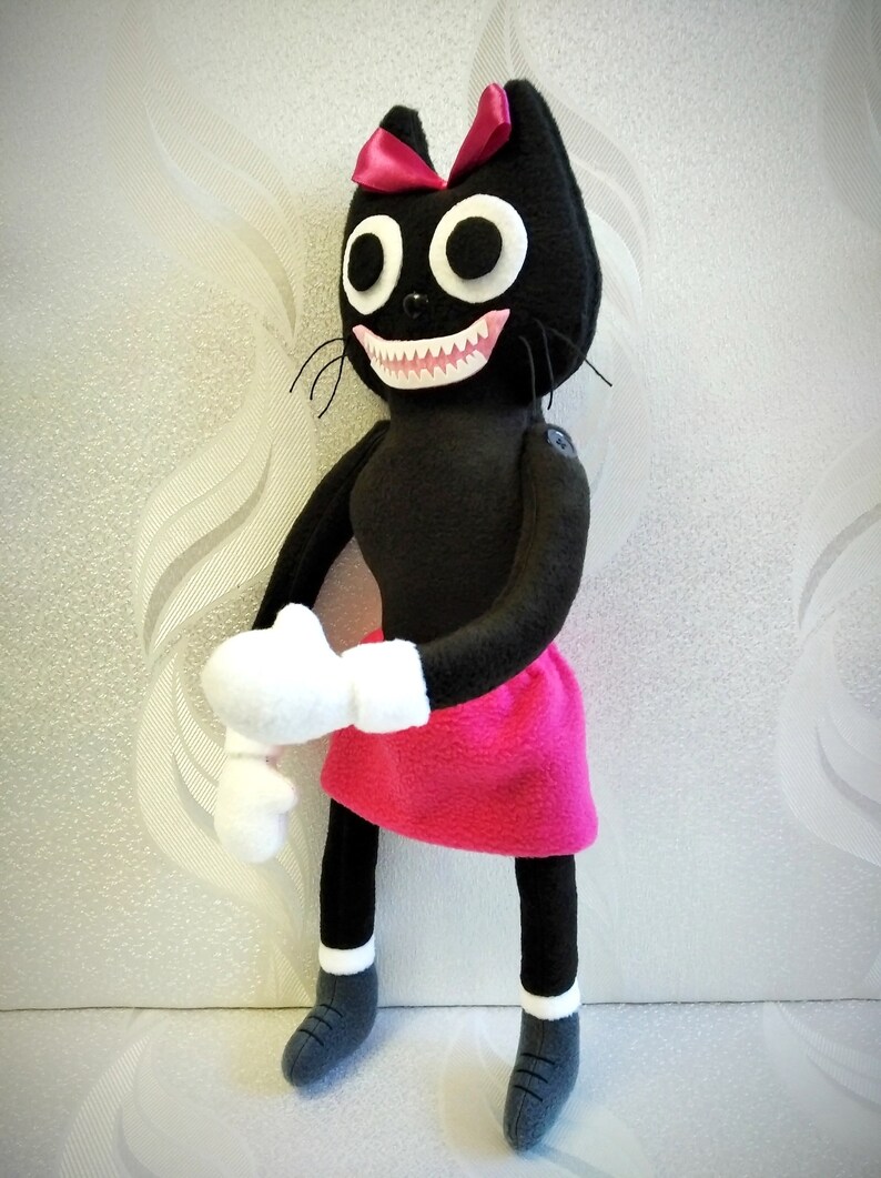 Cartoon Cat Girl SCP Plush Inspired by Trevor Henderson Soft - Etsy