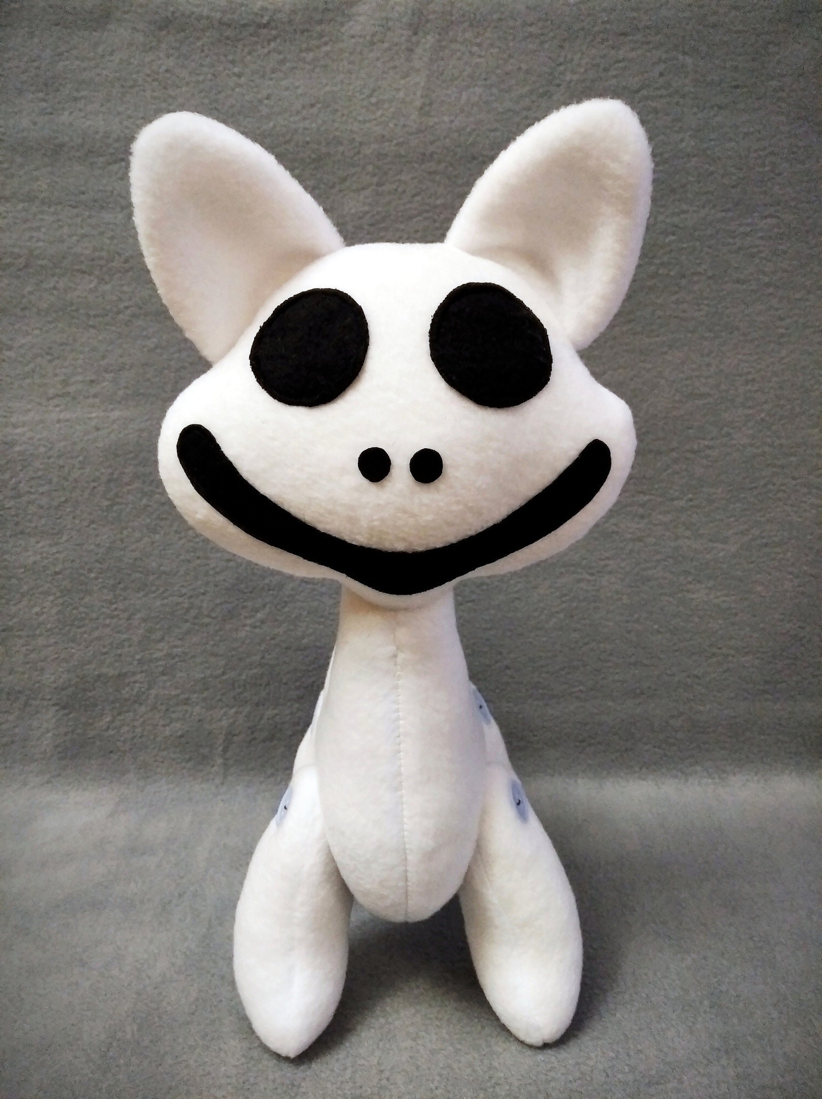 Cartoon Cat White SCP Plush, Soft Toy, Plushie Gift, Horror Doll ...