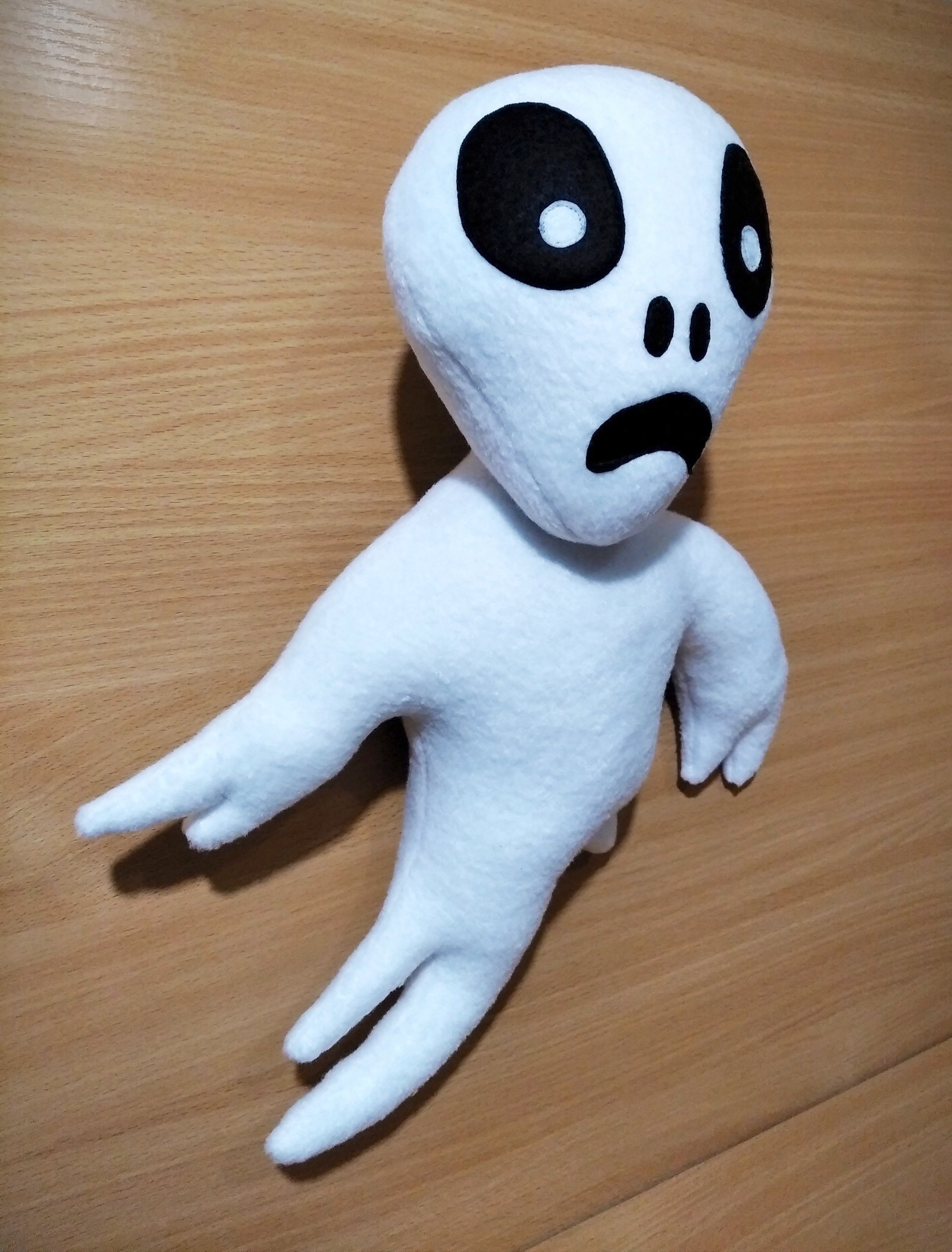 Alien Ghost Plush Inspired by Trevor Henderson Soft Toy - Etsy