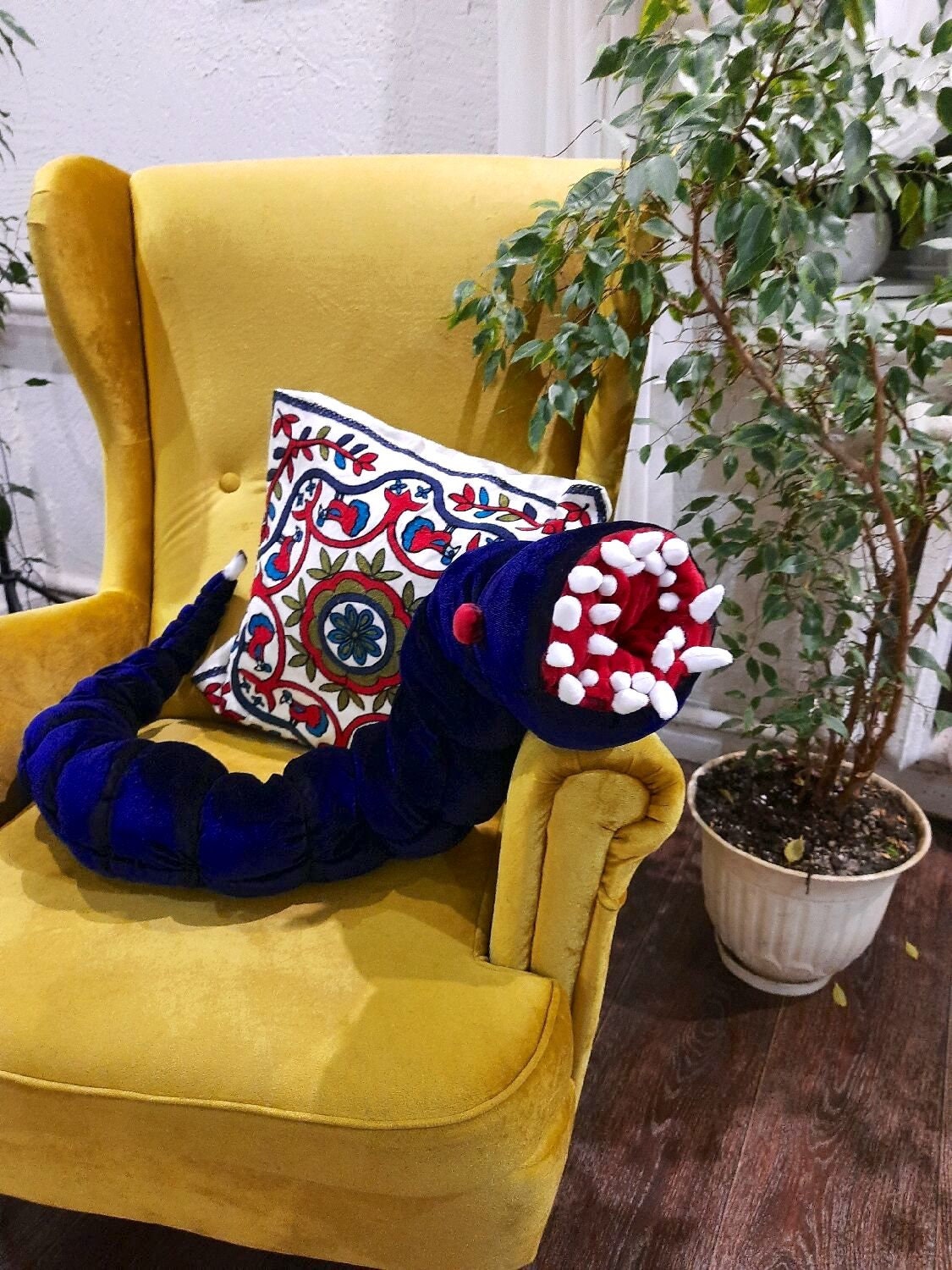 Purple Worm D&D Plush, Dungeons and Dragons Gifts, Monster Plush, Giant ...