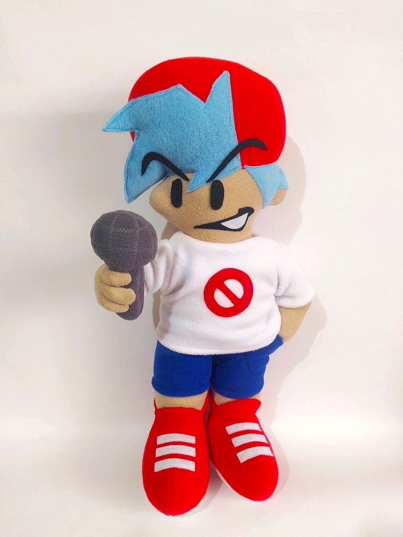 FNF Boyfriend Plush, Friday Night Funkin, FNF Plush, Gift Plushie Toy ...