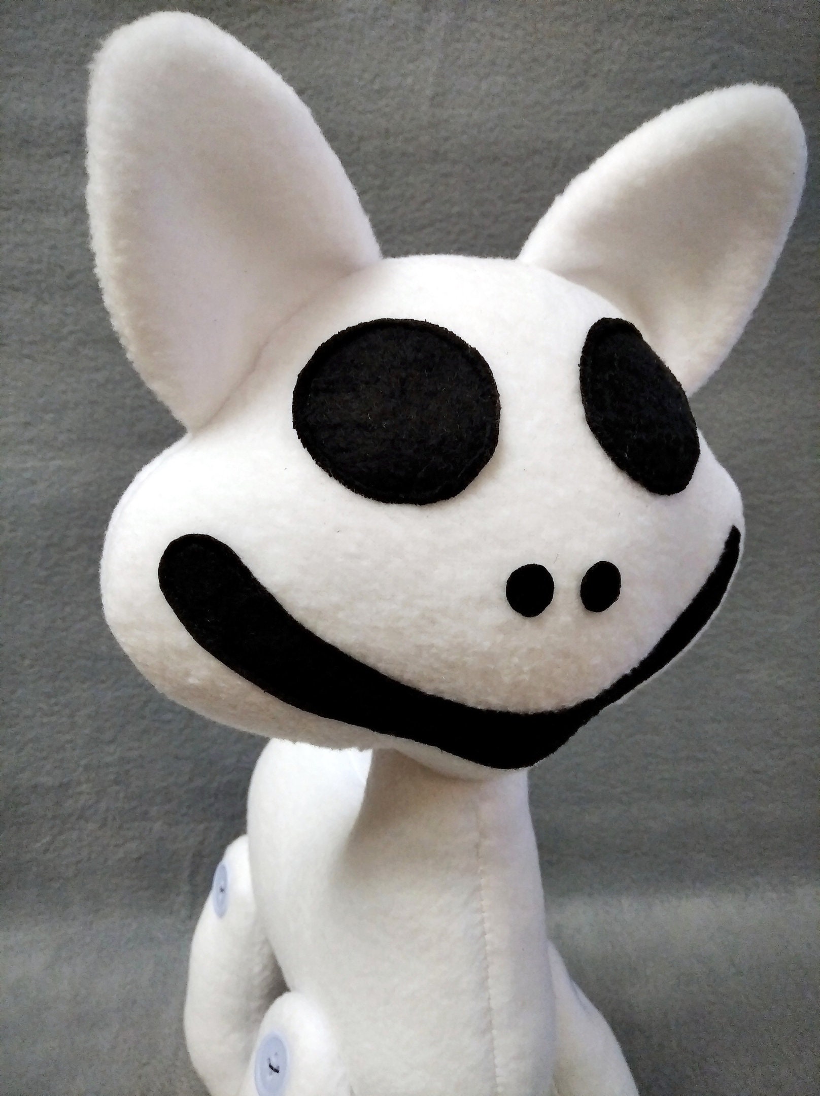 Cartoon Cat White SCP Plush, Soft Toy, Plushie Gift, Horror Doll ...