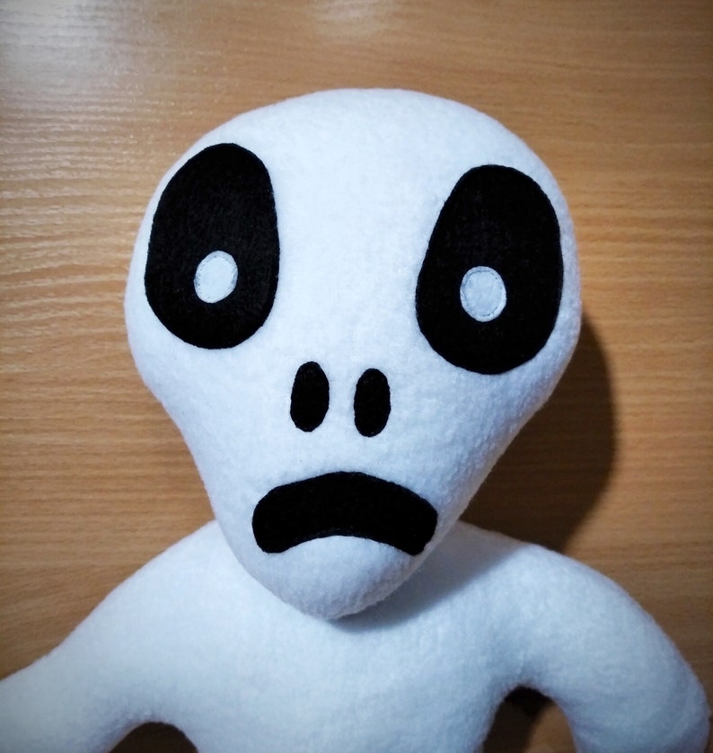 Alien Ghost Plush Inspired by Trevor Henderson Soft Toy - Etsy