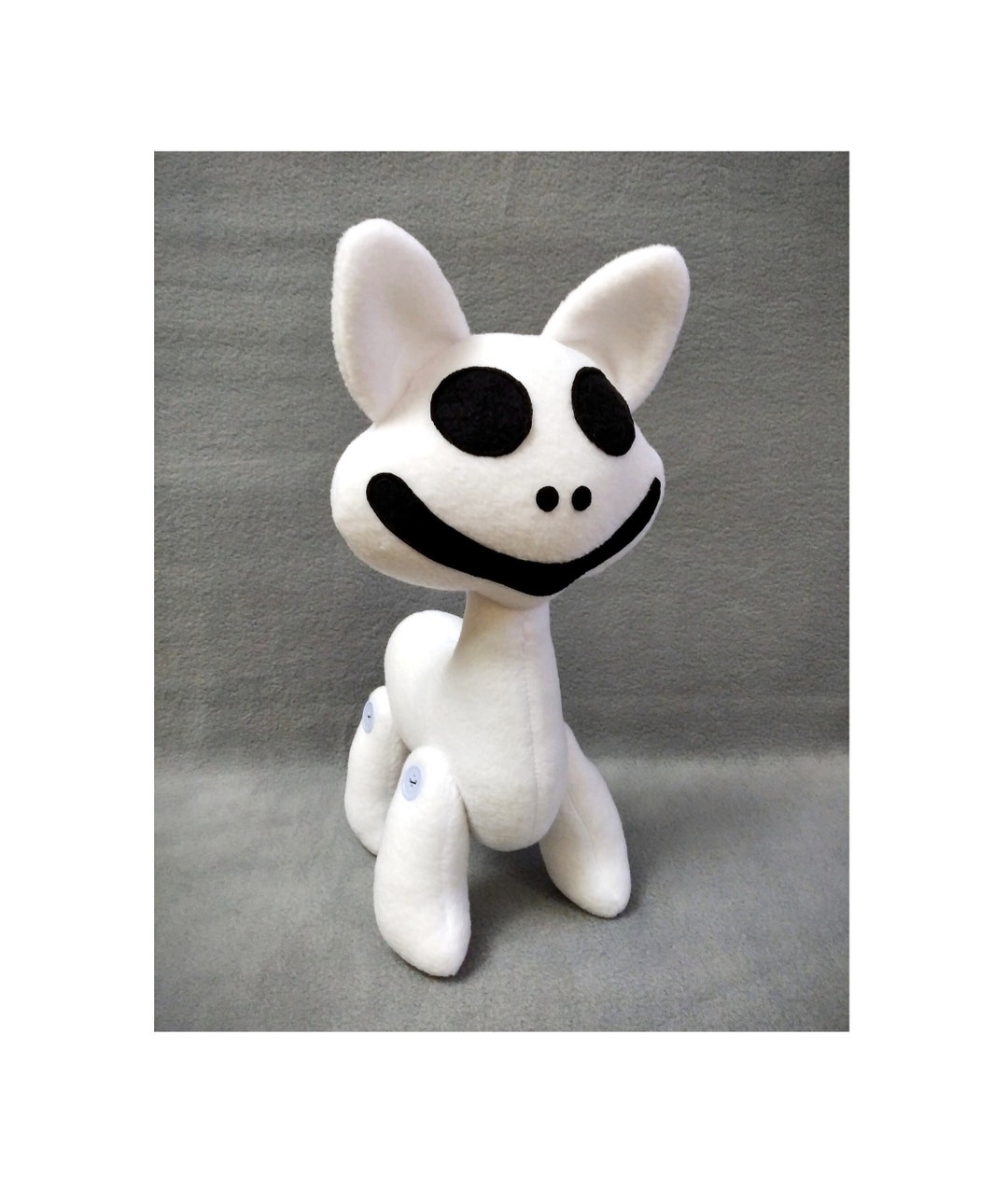 Cartoon Cat White SCP Plush Soft Toy Plushie Gift Horror - Etsy