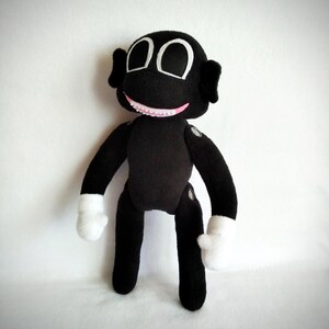 Cartoon Monkey Plush, Inspired by Trevor Henderson, Soft Toy, Plushie ...