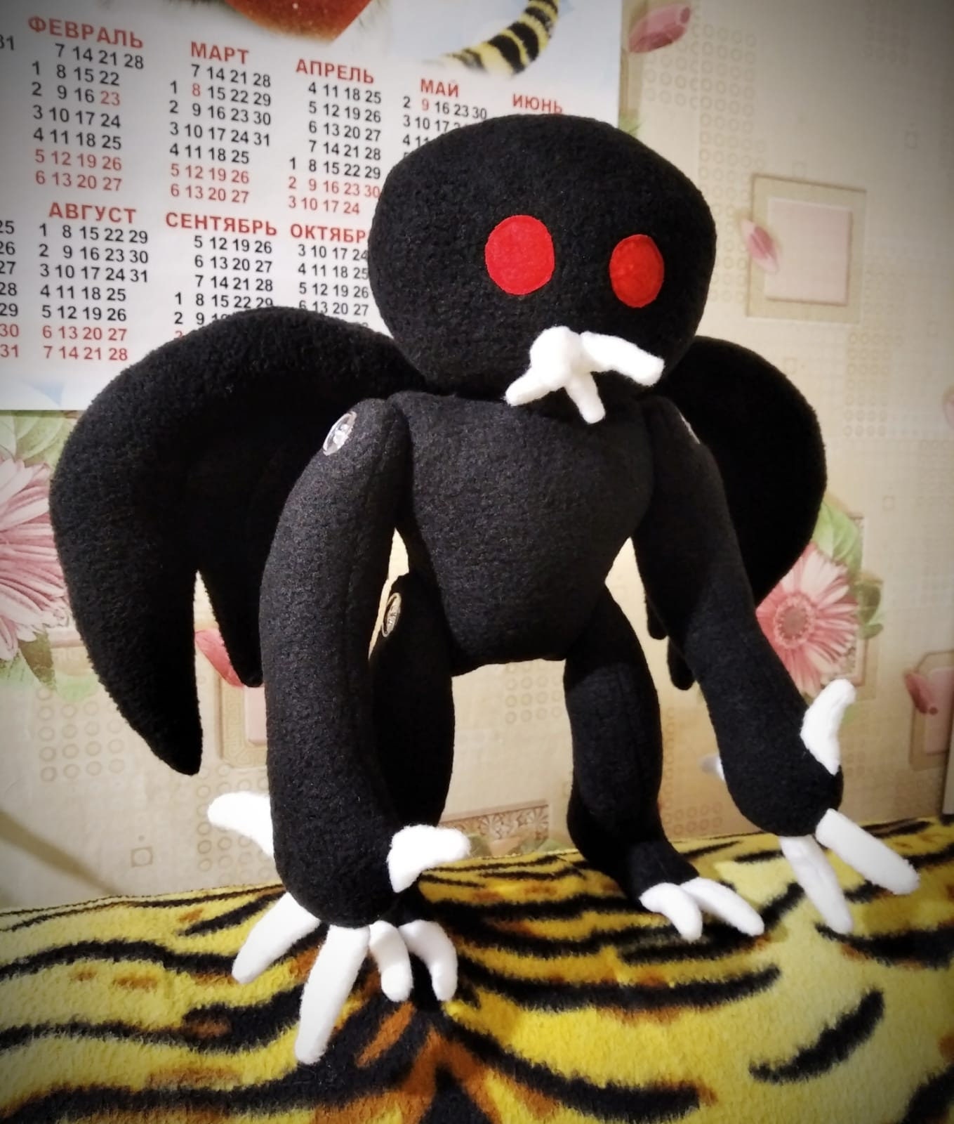 Mothman Plush Inspired by Trevor Henderson Soft Toy Monster - Etsy