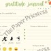 Digital Download Gratitude Page and Notes Page - Etsy