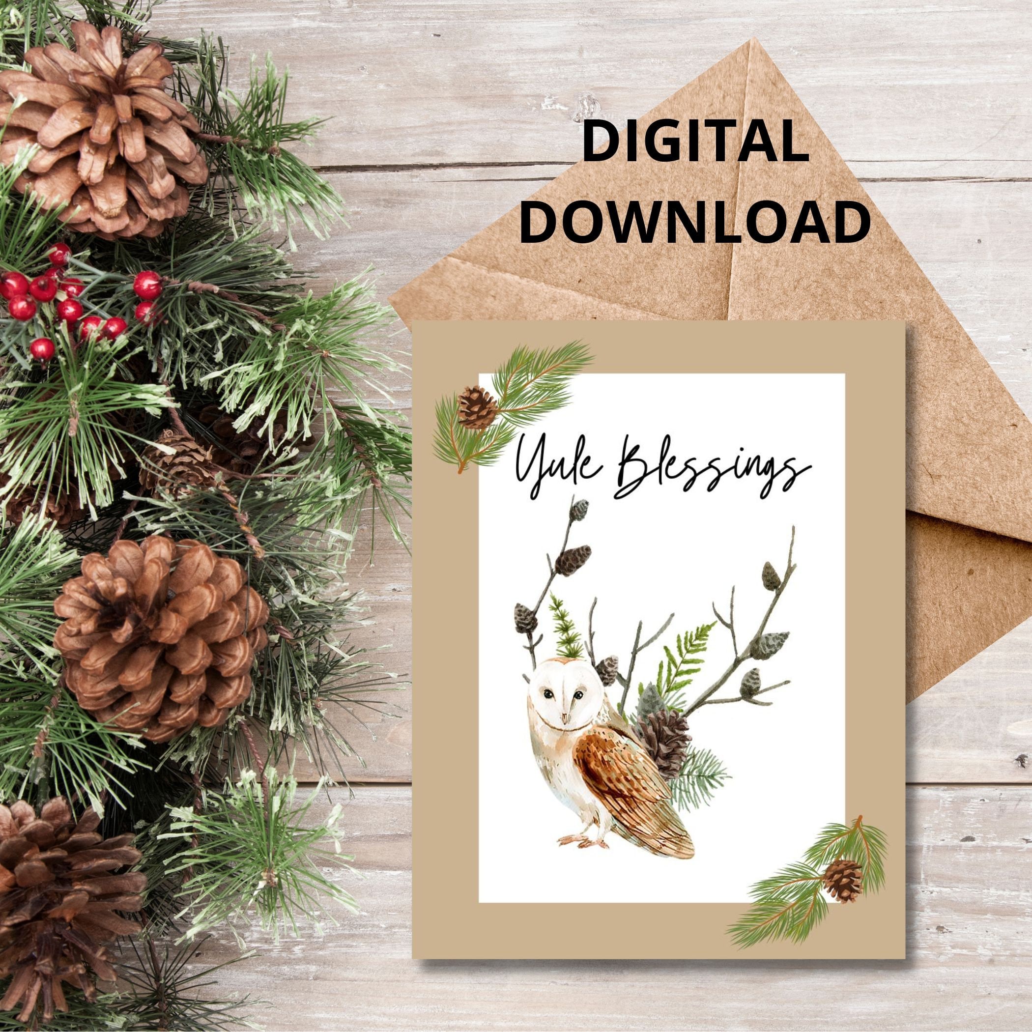 Pagan Yuletide Blessings Bird