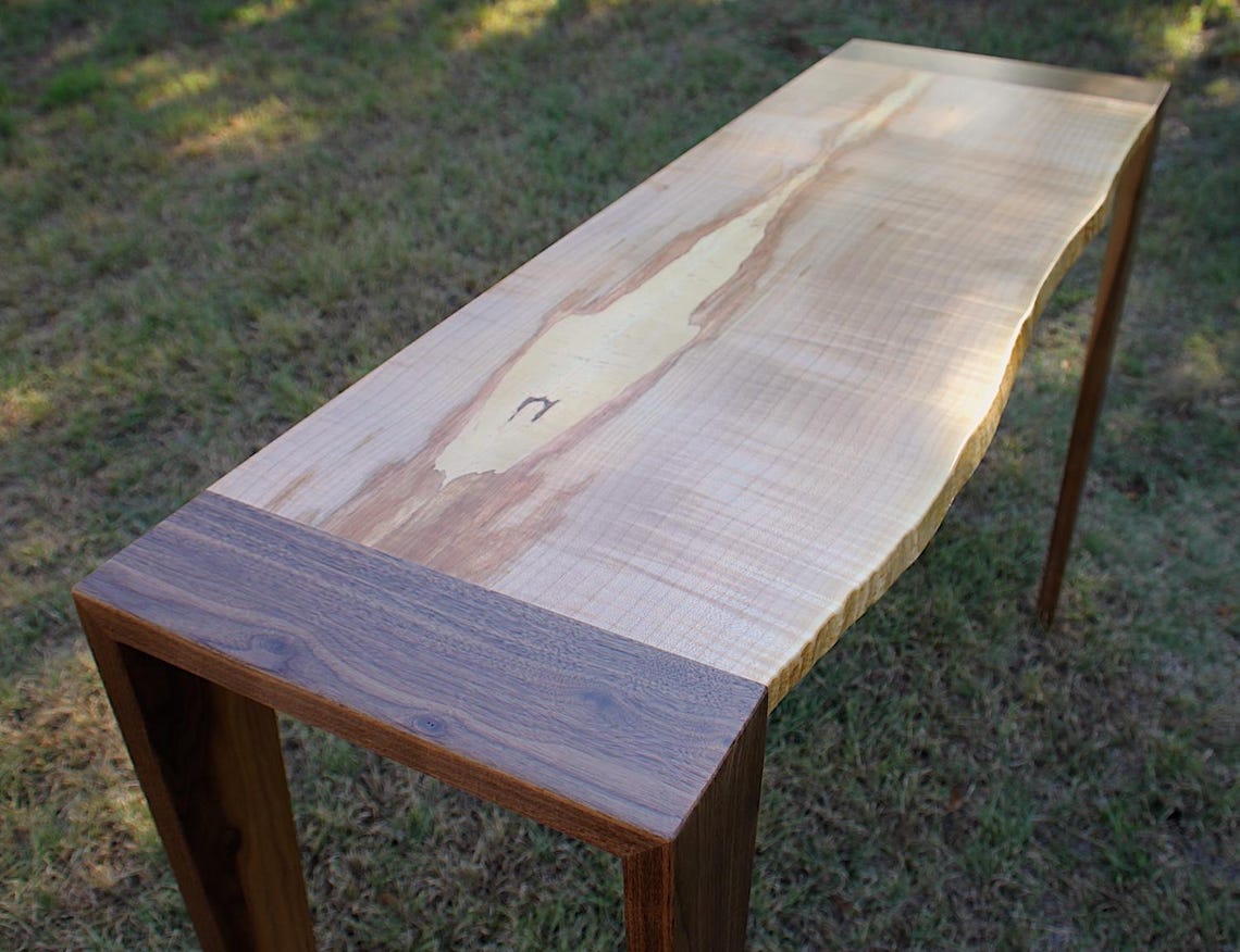 Contemporary Console Table Mid Century Modern Hall Table Sofa Entry ...