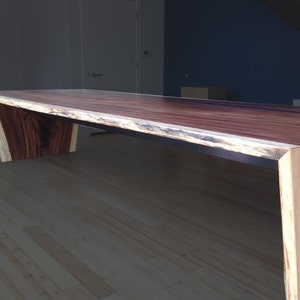 Live Edge Wood Conference Table, Waterfall Design - Etsy