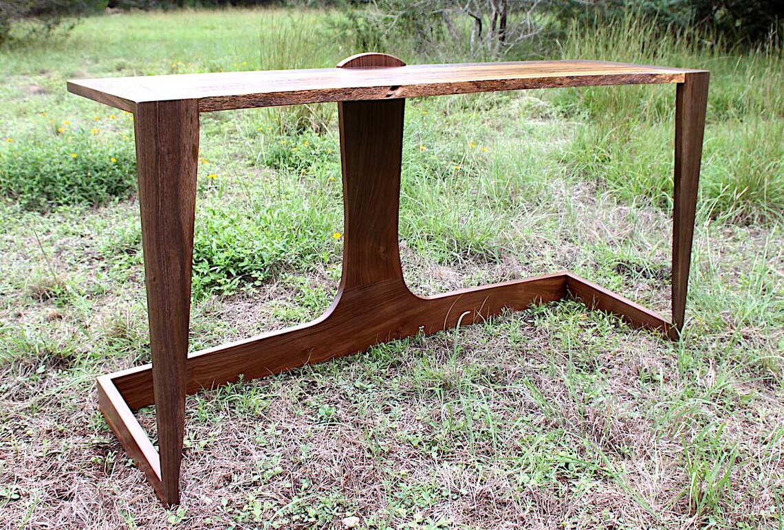 Contemporary Console Table Mid Century Modern Hall Table Sofa Entry ...